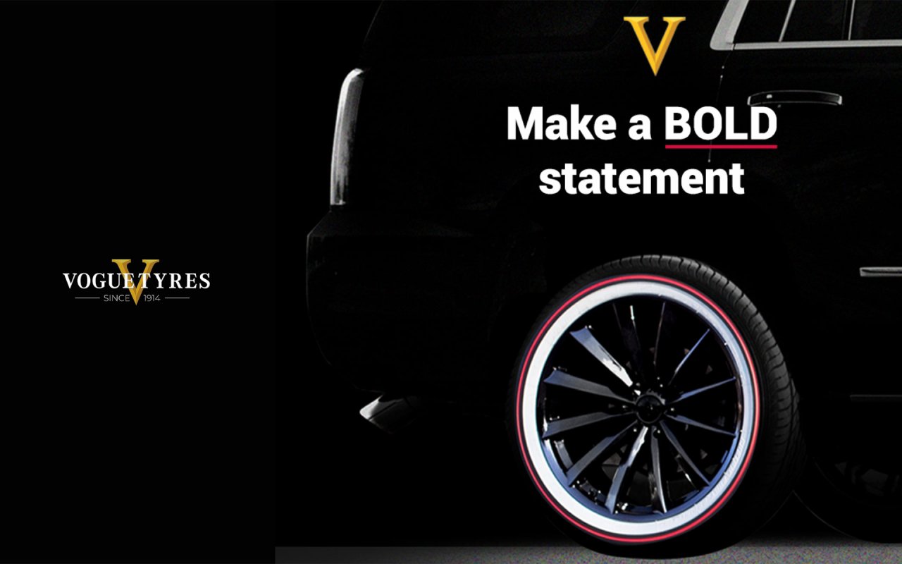 The Vogue Red Stripe | Vogue Tyre Elite